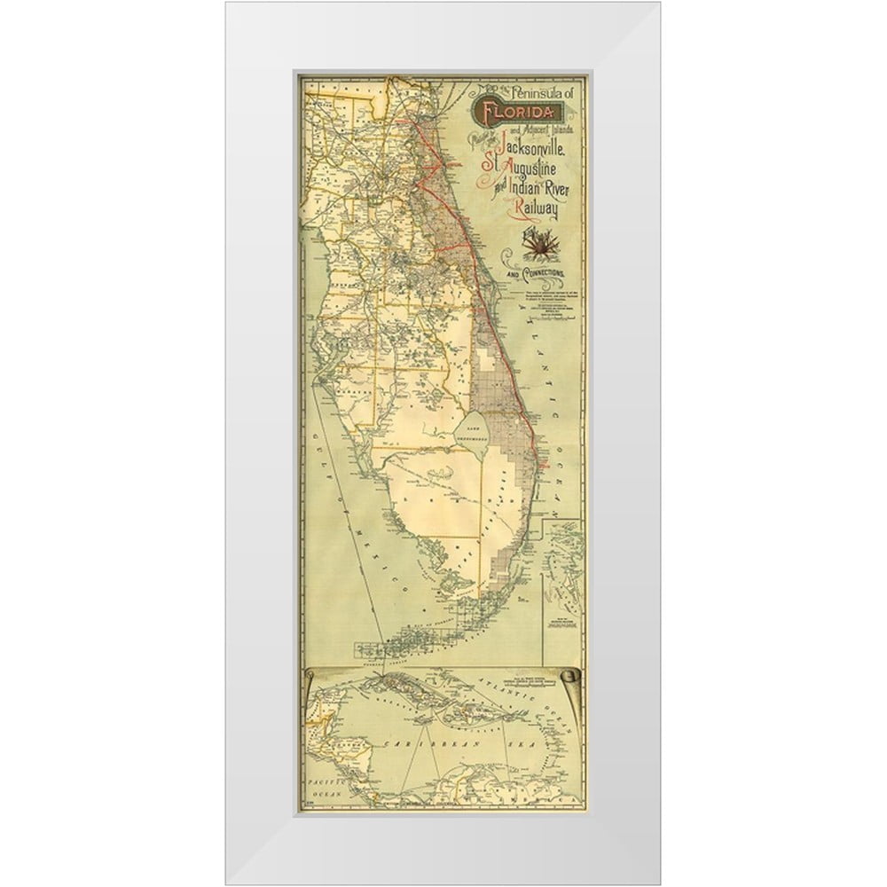 Northrup 15x32 White Modern Wood Framed Museum Art Print Titled ...