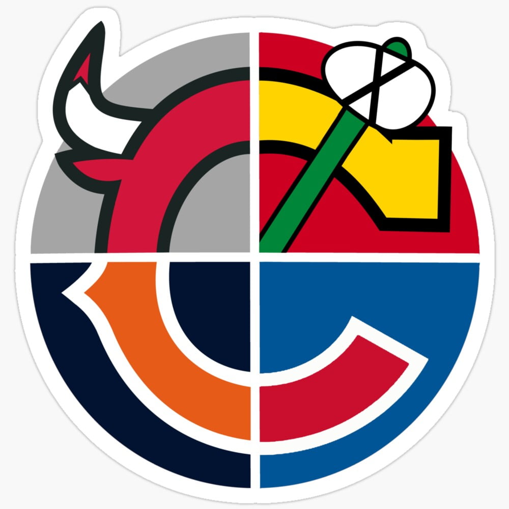 Northside Chicago "C" Sticker Baseball Sticker, Football Sticker ...