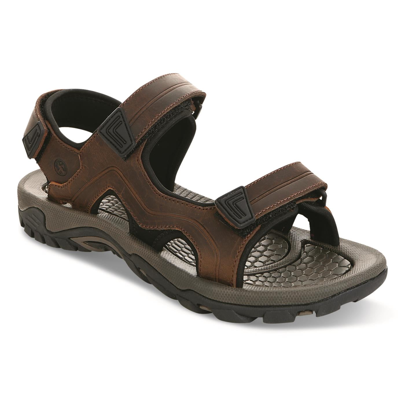 Northside® Men's River Run Sandals Dark Brown 8D (Medium) - Walmart.com