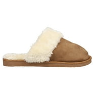 Joyspun Women's Suede Platform Clog Slippers - Walmart.com