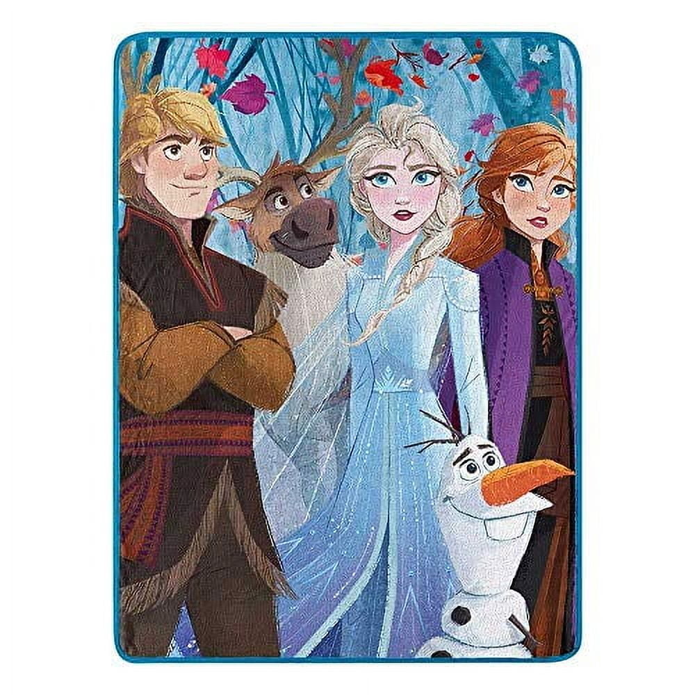 Northwest Disney Frozen 2 Fall Foliage Micro Raschel Throw Blanket ...