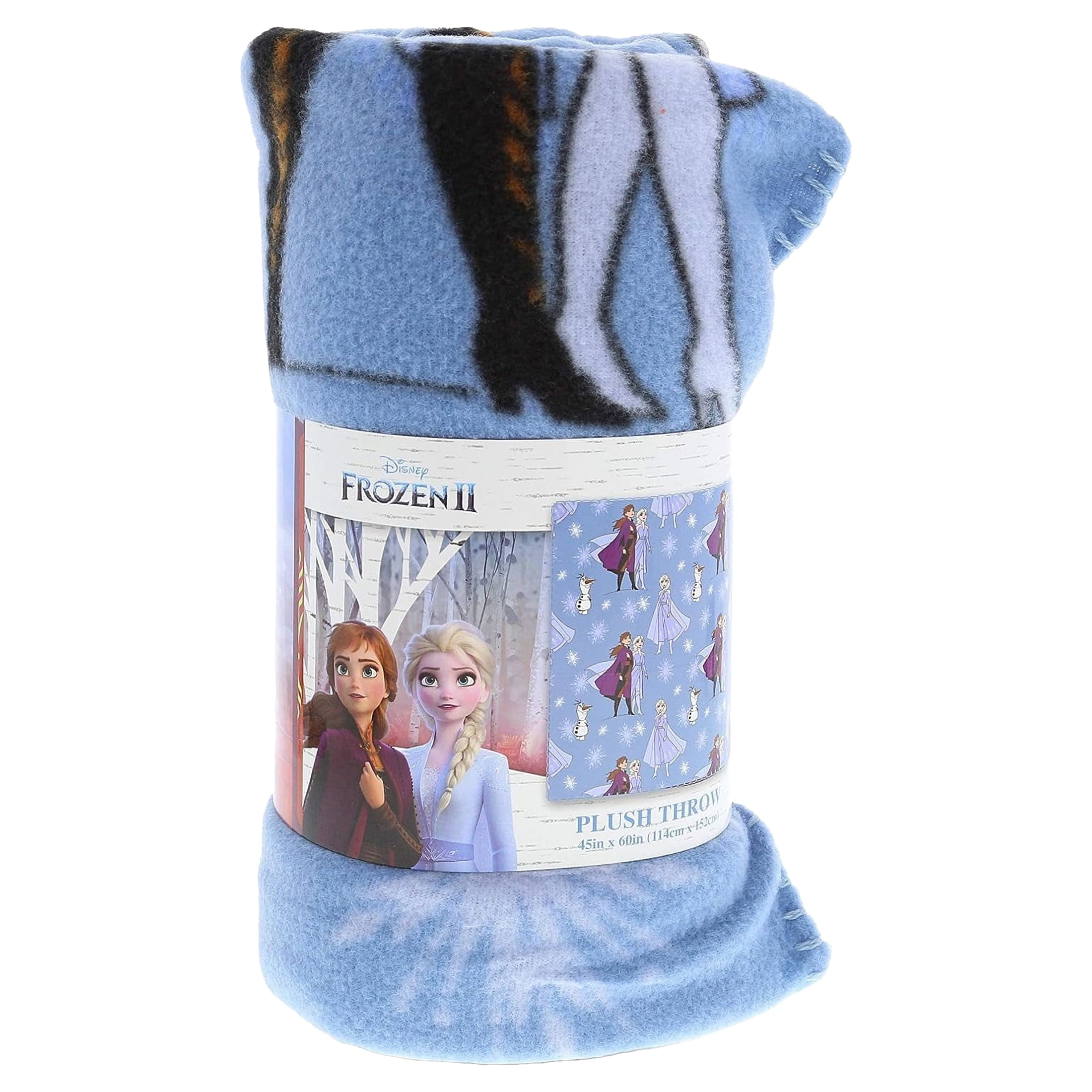 Disney Frozen Elsa & Anna Fleece Plush Throw Blanket for Kids ...
