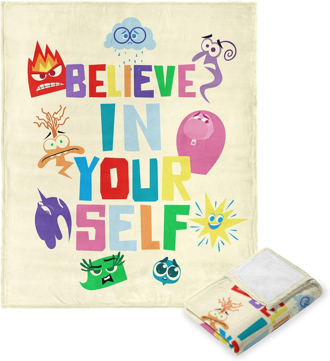 Northwest Inside Out Silk Touch Throw Blanket, 50" x 60", I Feel Joy ...