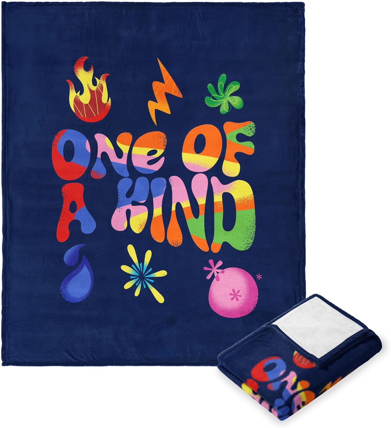 Northwest Inside Out Silk Touch Throw Blanket, 50" x 60", I Feel Joy ...