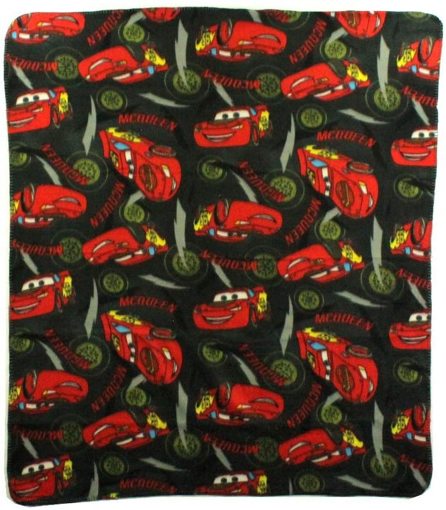 Disney Pixar Cars Lightning McQueen Soft and Warm Polyester Fleece ...