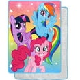 Northwest My Little Pony Silk Touch Sherpa Throw Blanket, 60" x 80 ...