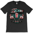 Northwest Pacific Haida Tlingit Native Raven Totem Funny Art Graphic ...
