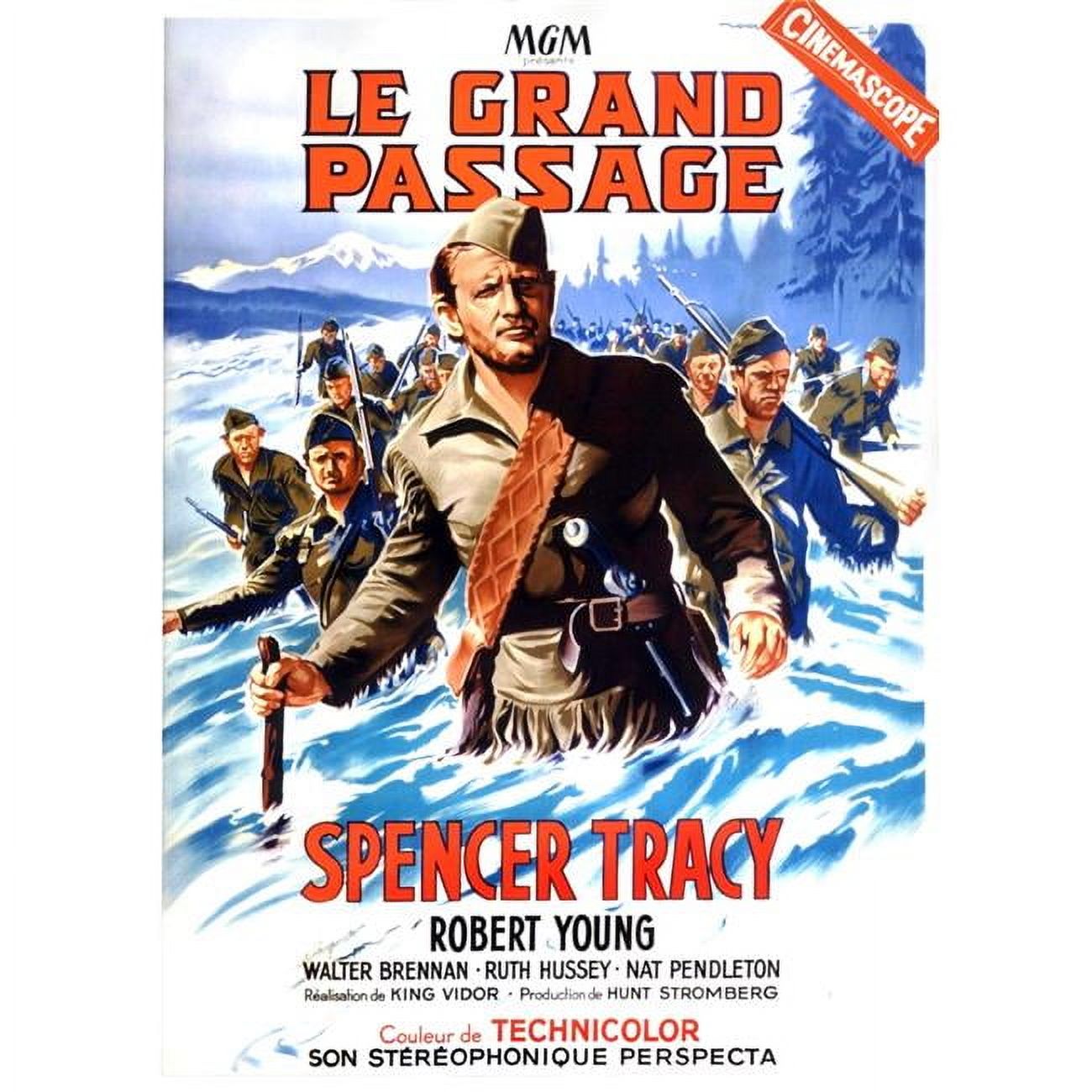 Northwest Passage (Aka Le Grand Passage) Spencer Tracy (Center) (French ...