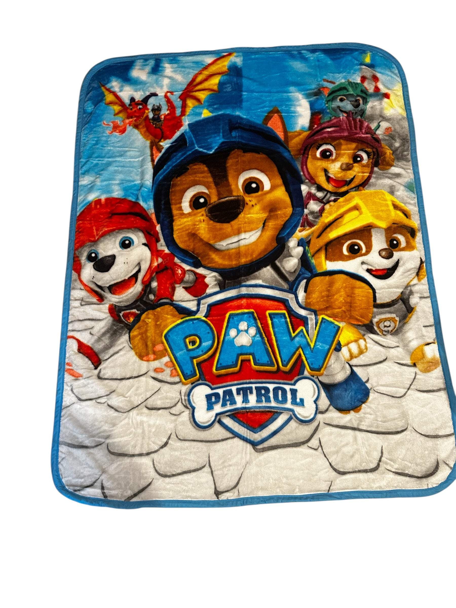 Northwest Paw Patrol 60"x80" Twin Plush Raschel Blanket - Walmart.com