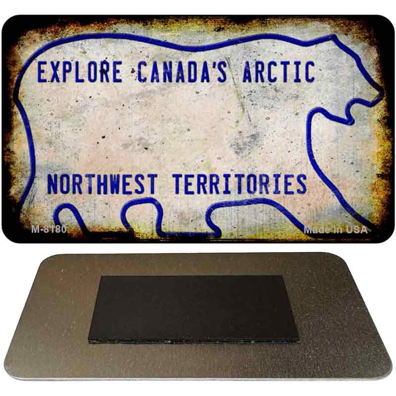 Northwest Territory Rusty Blank Novelty Magnet M-8180 3.5" x 2" Magnet ...