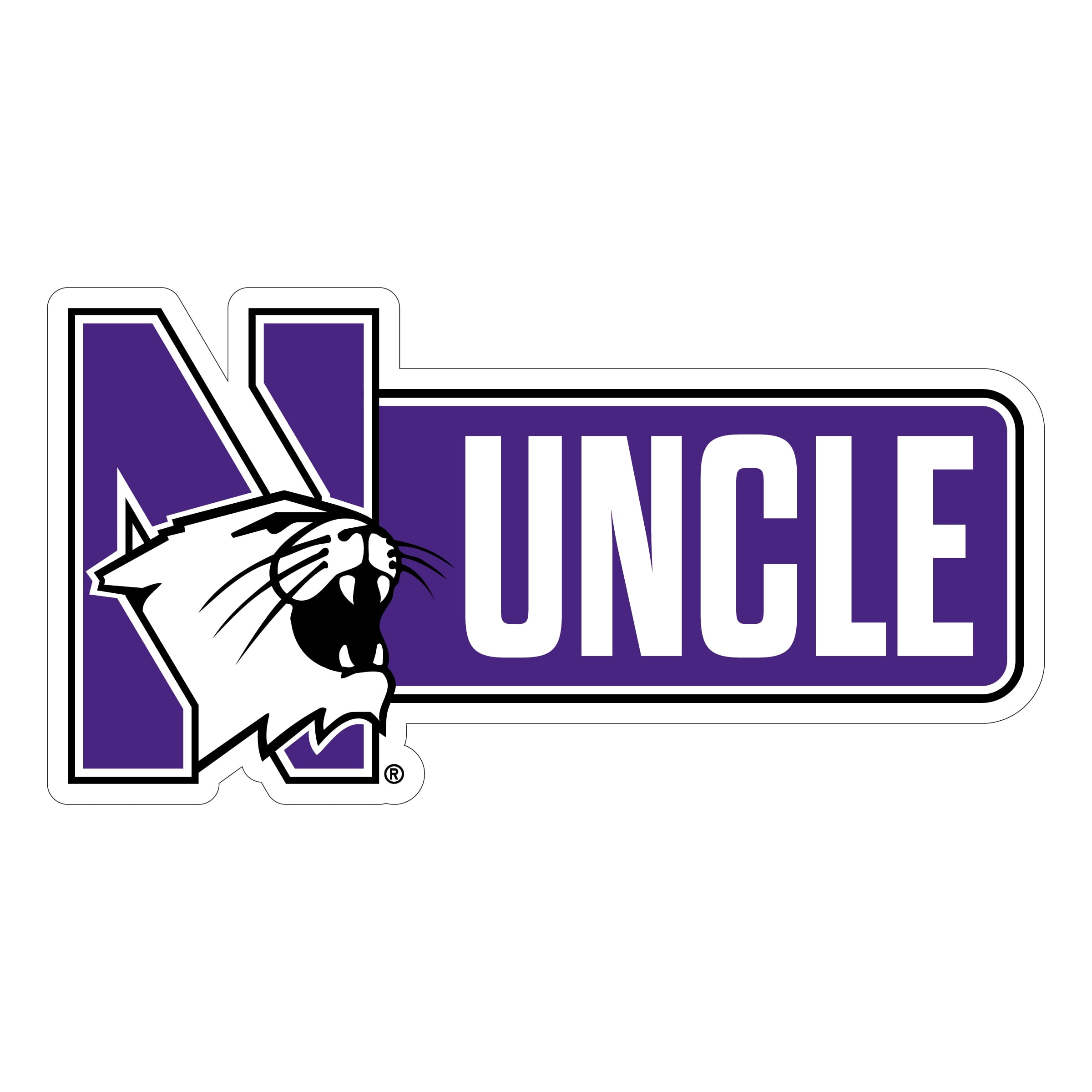 Northwestern University Wildcats Proud Uncle Die Cut Decal Officially ...