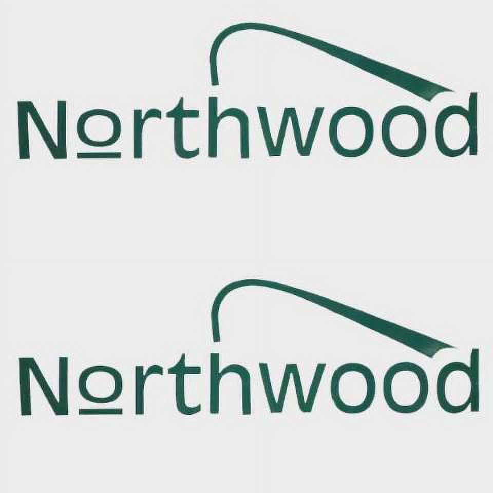 Northwood Boat Graphic Decals | 15 x 4 3/8 Inch Dark Green (Pair ...