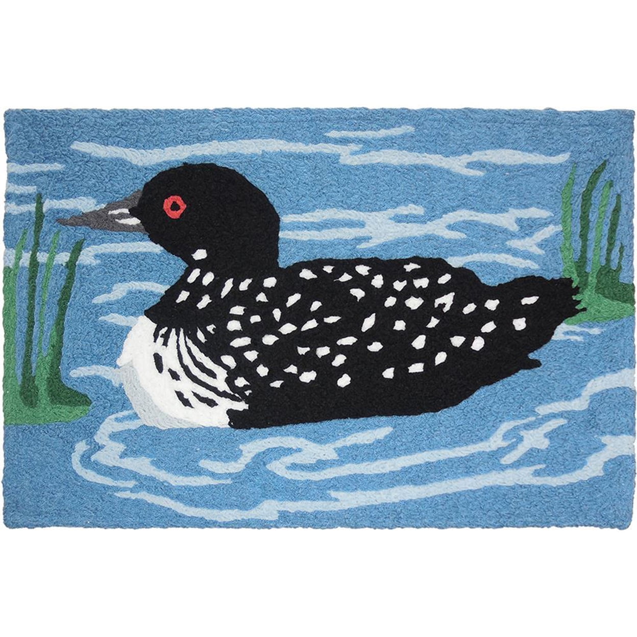 Free Shipping! Northwoods Loon Jellybean Accent Washable Rug 20" x 30 ...
