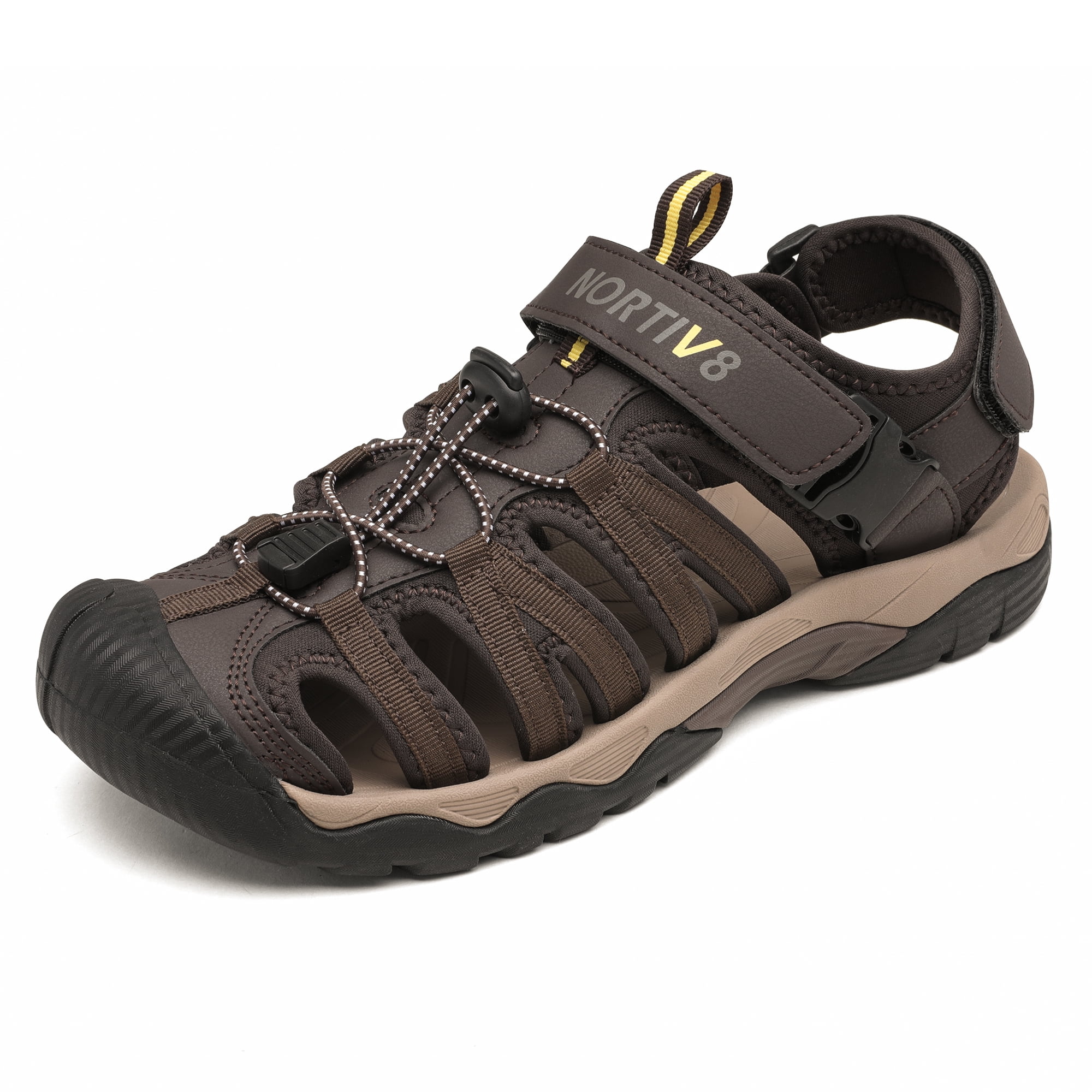 Nortiv 8 Men's Sandals, Closed Toe Athletic Sport Sandals, Mens Summer ...