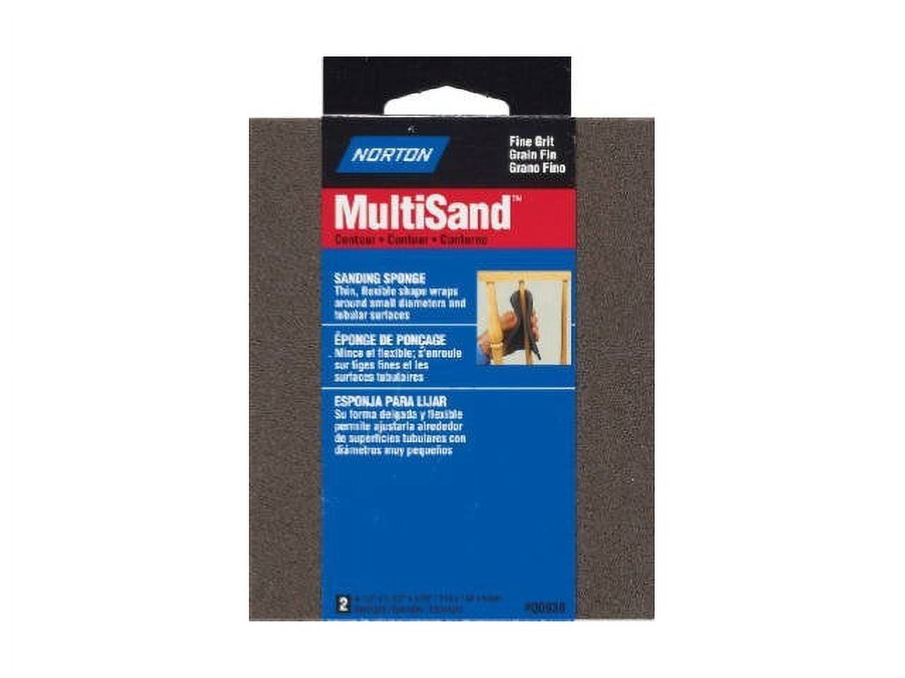 Norton 07660700937 Extra Fine Grit Contour Sanding Sponge, 2-Pack, Each ...