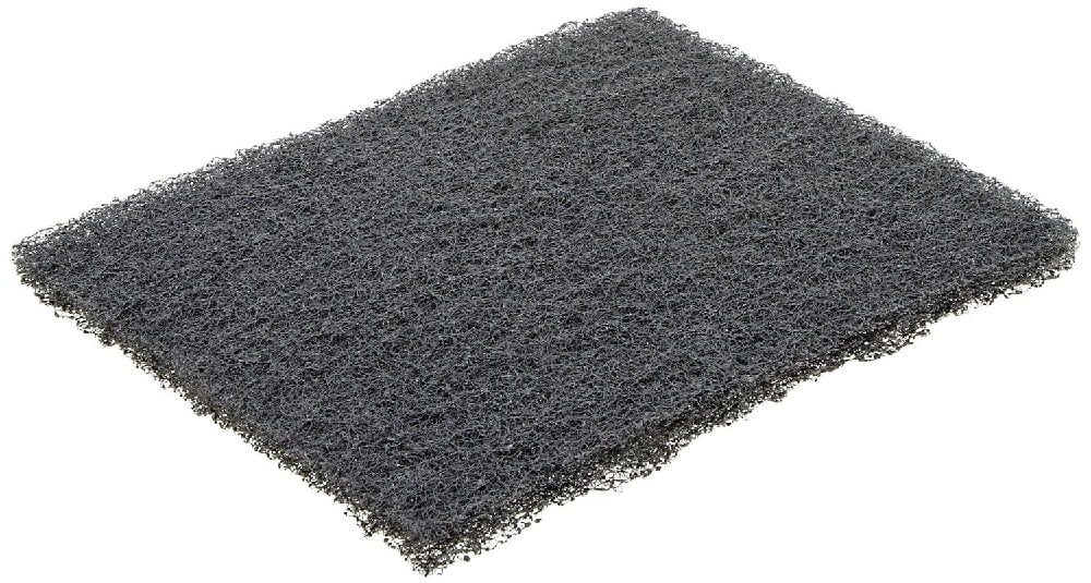 Norton 07660701727 Synthetic Steel Wool Pads, 000 Extra Fine Grit, Gray ...