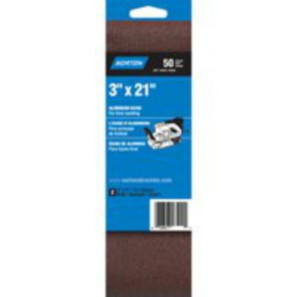 Norton 07660702242 50-Grit Power Cloth Sanding Belt, 3"x21", Each ...