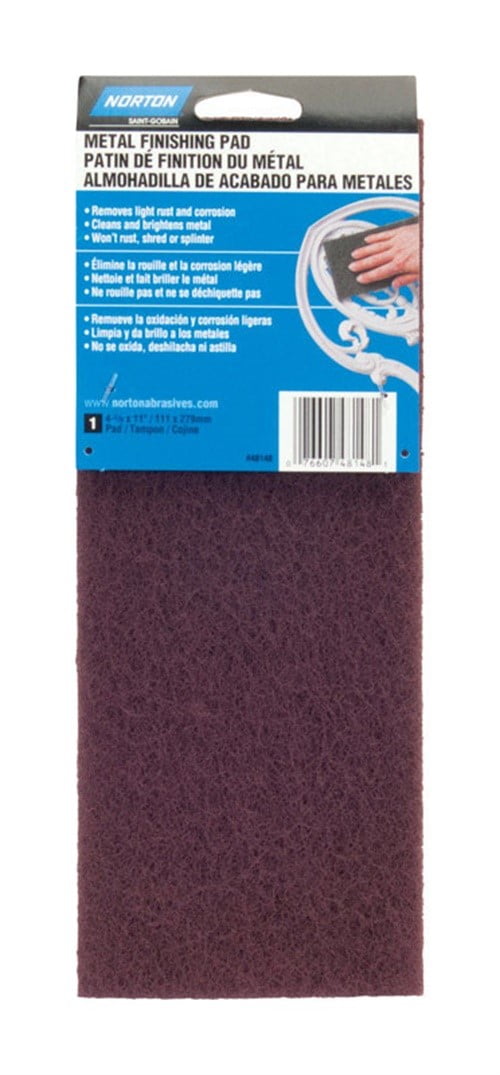 Norton Very Fine Metal Finishing Pad 1 pk - Walmart.com