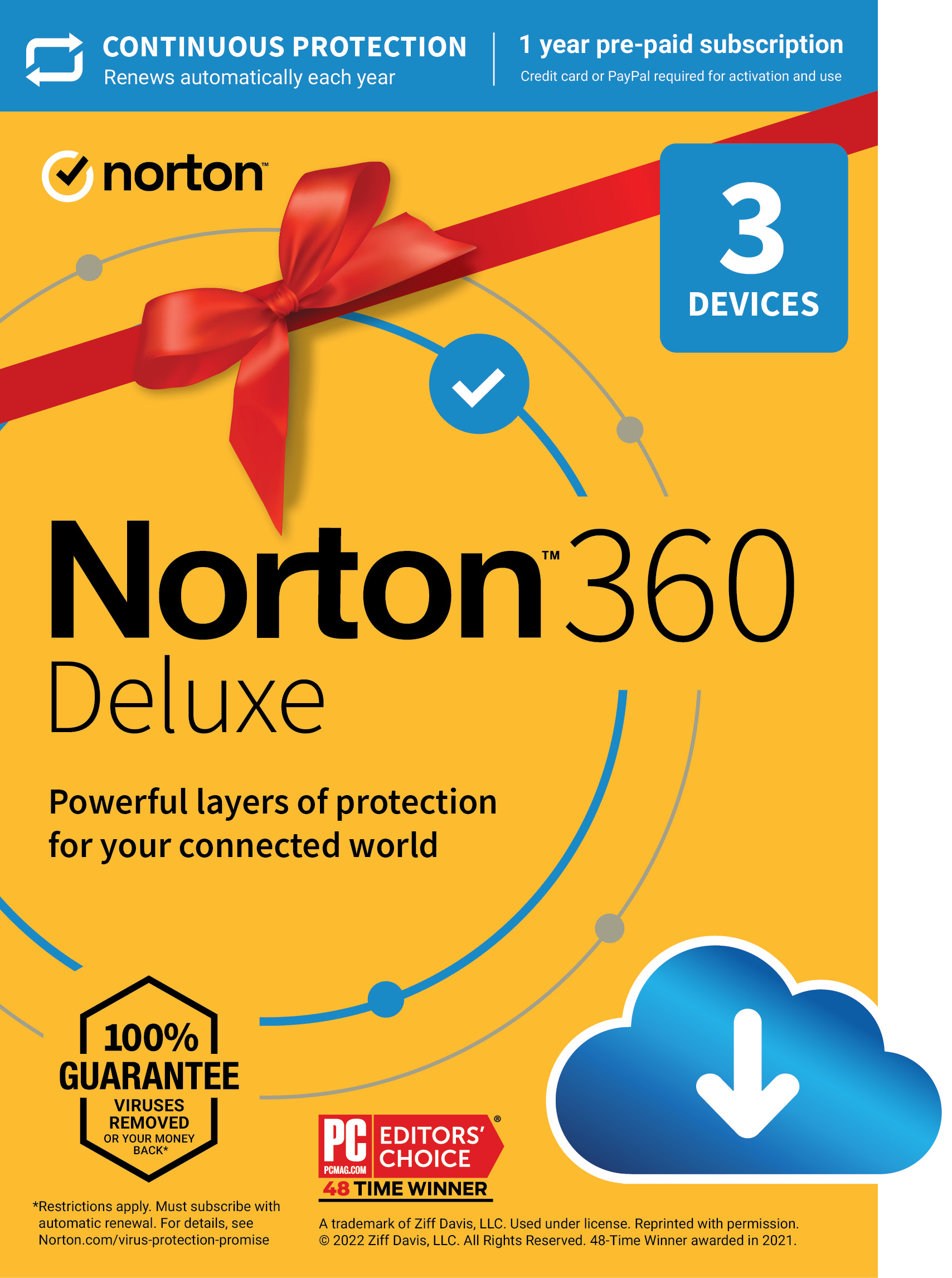 Norton AntiVirus Plus, 1 Device, 1 Year with Auto Renewal, PC/Mac ...