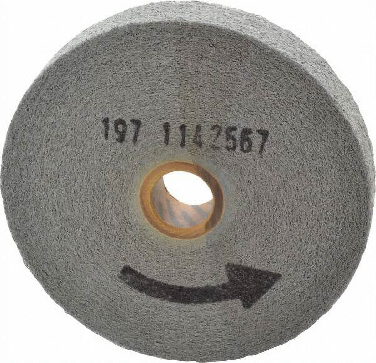 Norton 6" Diam, 1" Face Width, 1" Center Hole, Medium Grade, Silicon ...