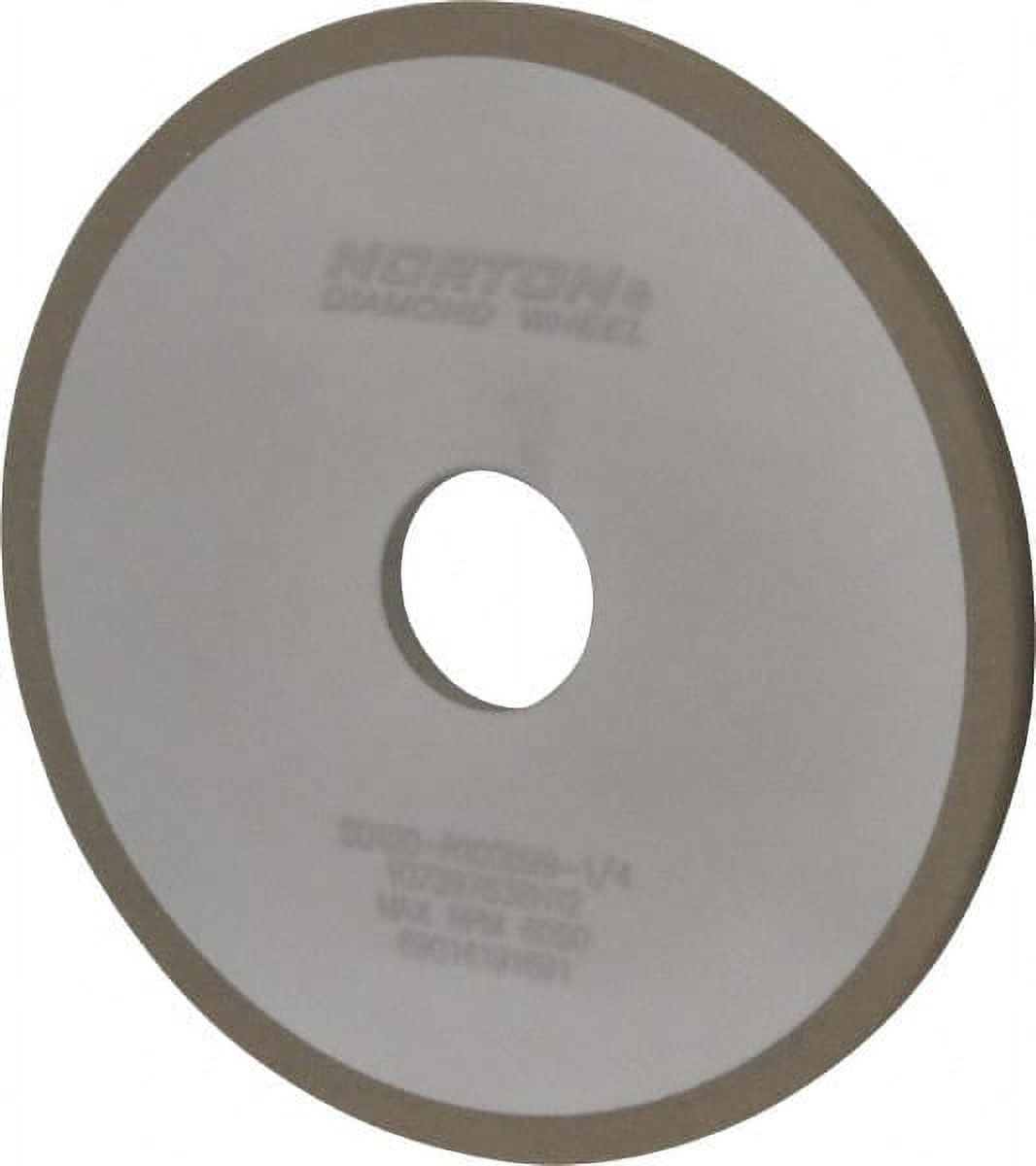 Norton 6" Diam x 1-1/4" Hole x 1/4" Thick, 120 Grit Surface Grinding ...