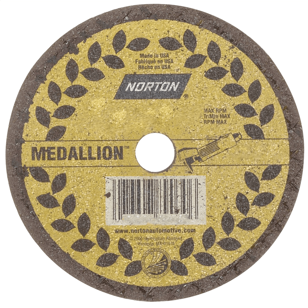 Norton 89030 5 Pk. 1/16" Medallion Cut-Off Wheels - Walmart.com