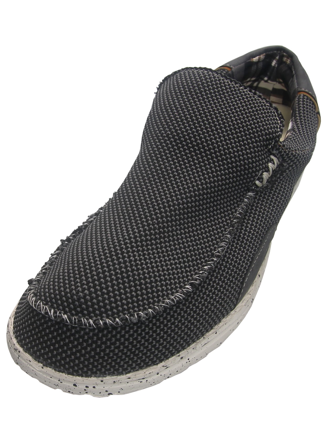 Norty Men's Chukka Slip On Boat Shoe, 12 Medium Black - - Walmart.com