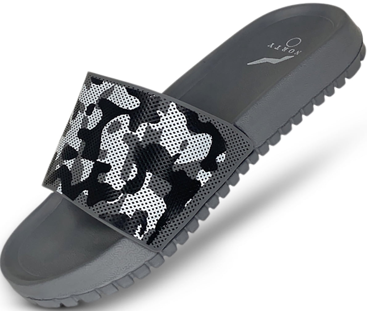 Norty Men's Comfort Casual Slide Shower Beach Pool Slip On Sandals ...