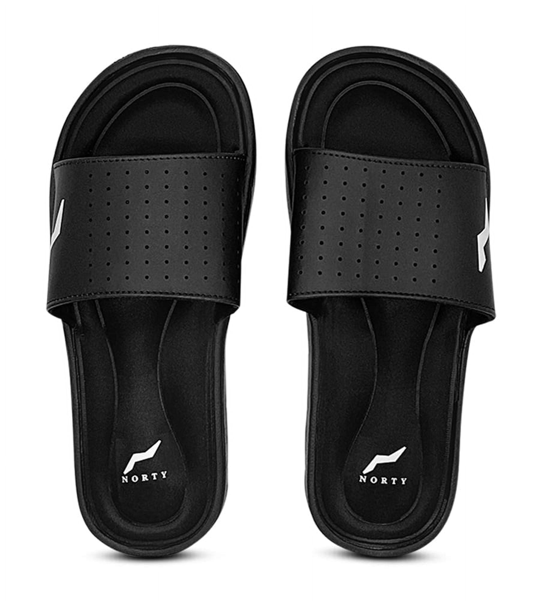Norty Men's Comfortable and Casual Slip-On Memory Foam Flip Flop Thong ...