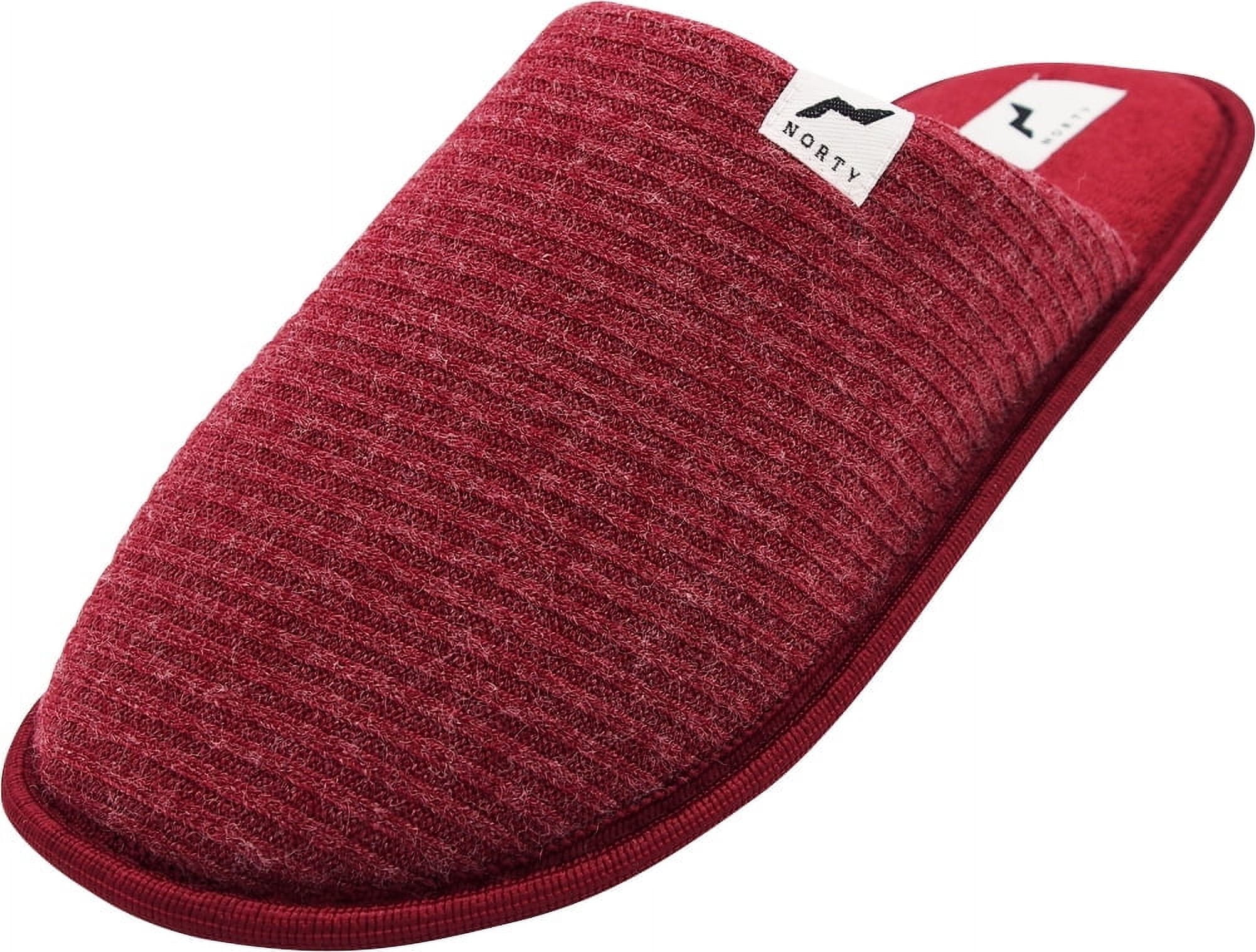 NORTY Men's Slip-Resistant Scuff Slippers – Flat Heel, Comfortable, and ...