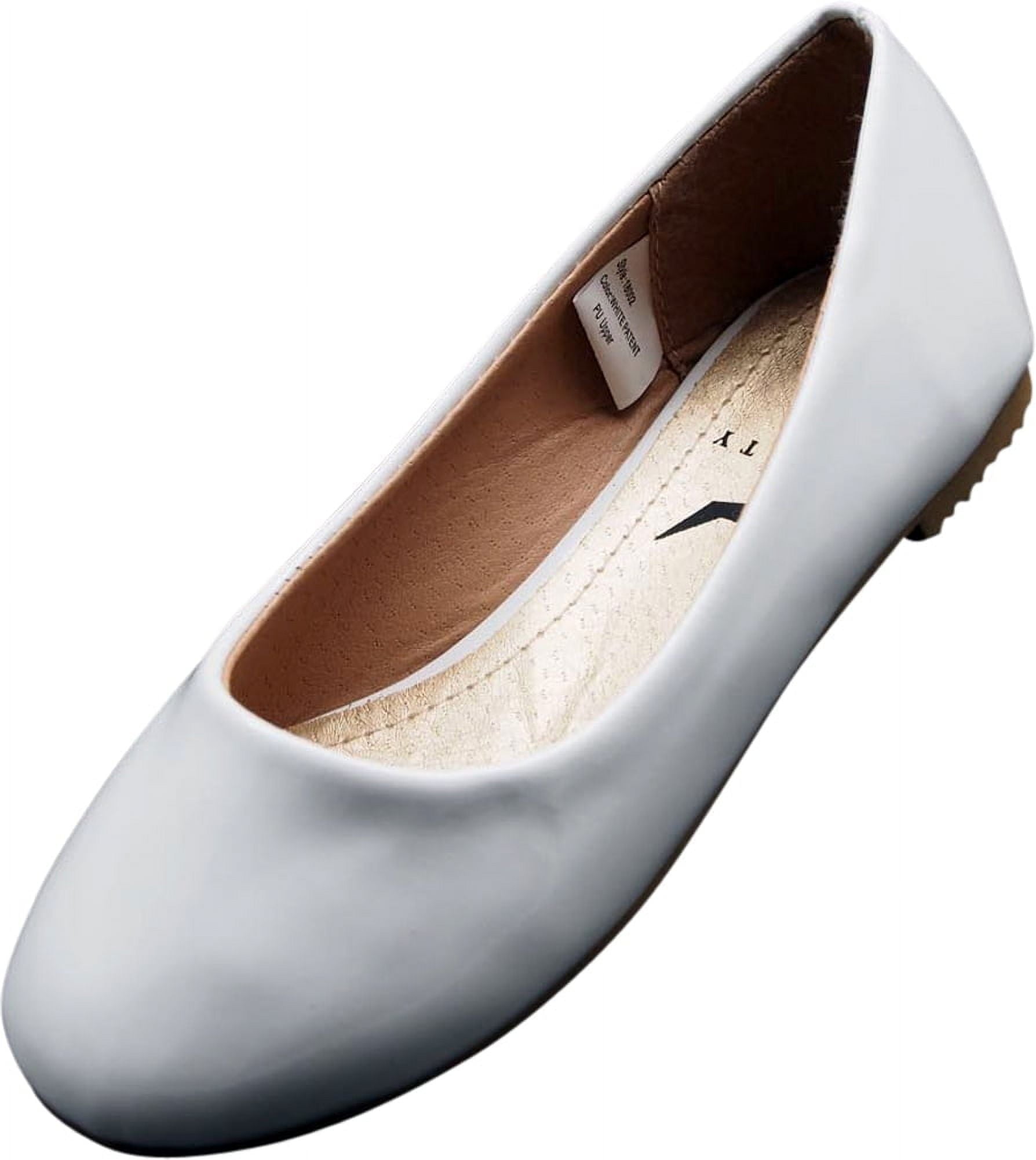 Norty Toddler Girl Patent Leather Ballerina Ballet Slip-On Flat Shoe ...