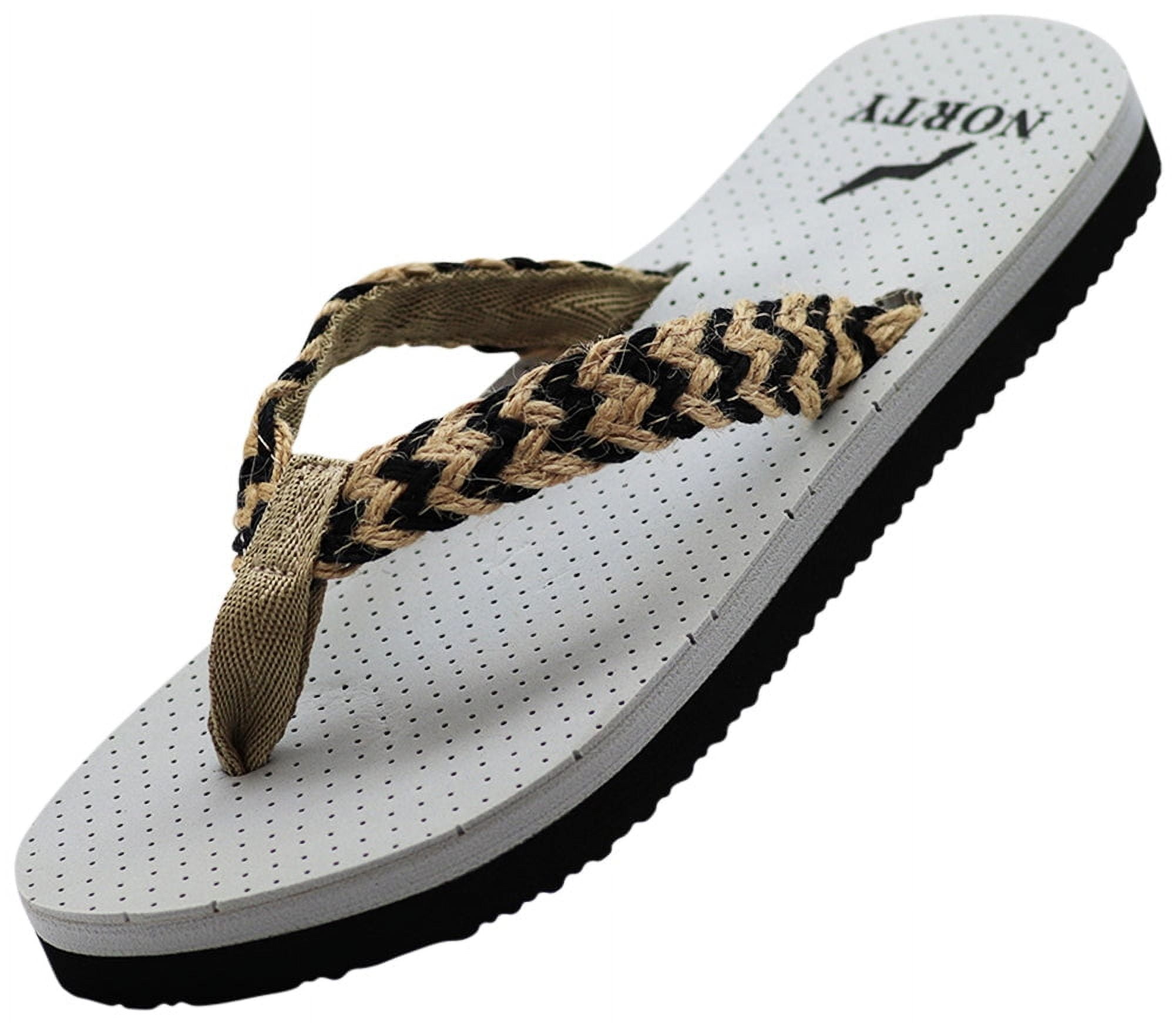 Norty Women's Everyday Flip Flop Thong Sandals Versatile Comfort ...