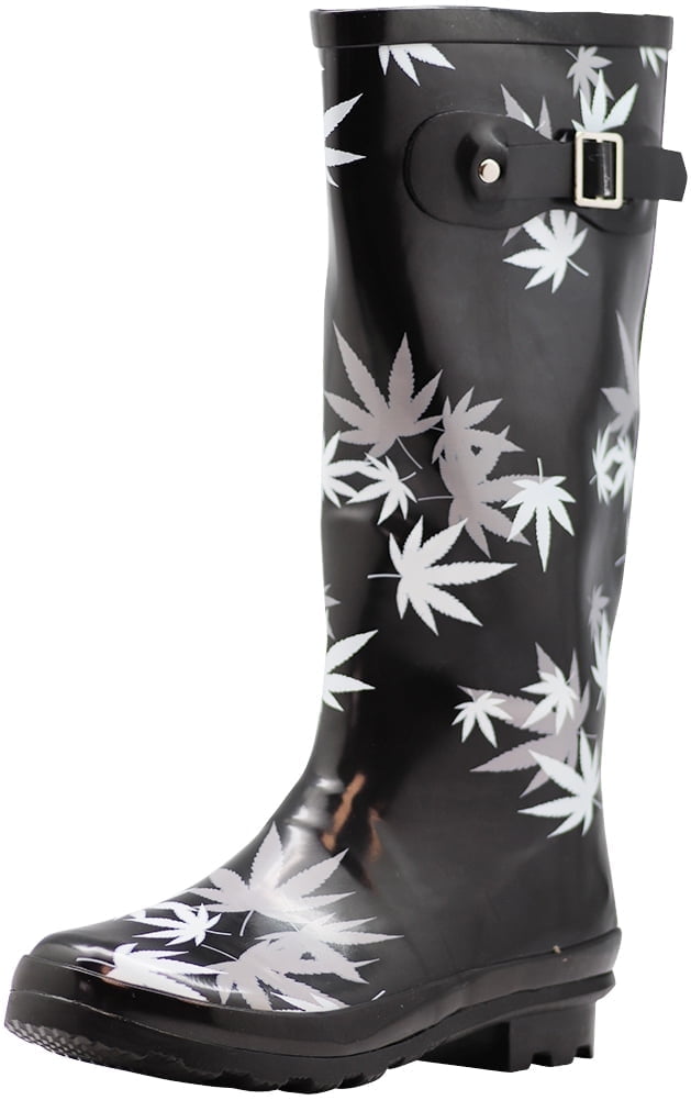 Norty Women’s Hurricane Rain Boots – Waterproof High-Calf Length 13 ...