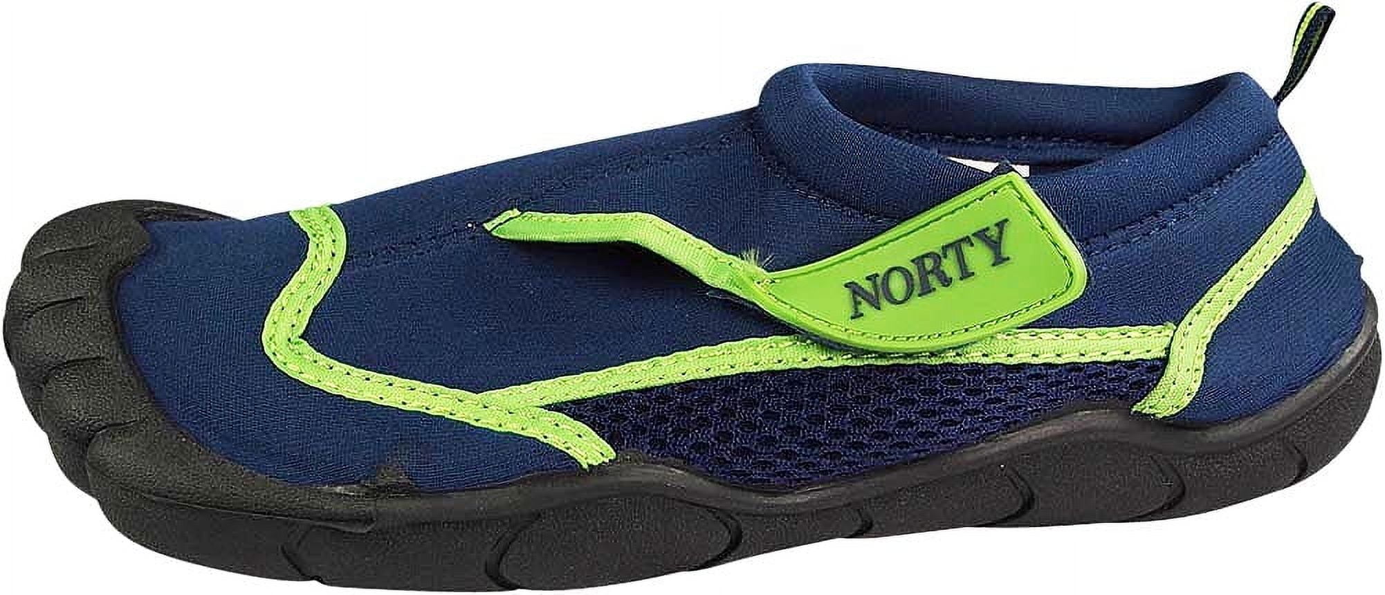 Norty Young Men's Aqua Water Shoes Quick-Dry, Non-Slip, & Secure Fit ...
