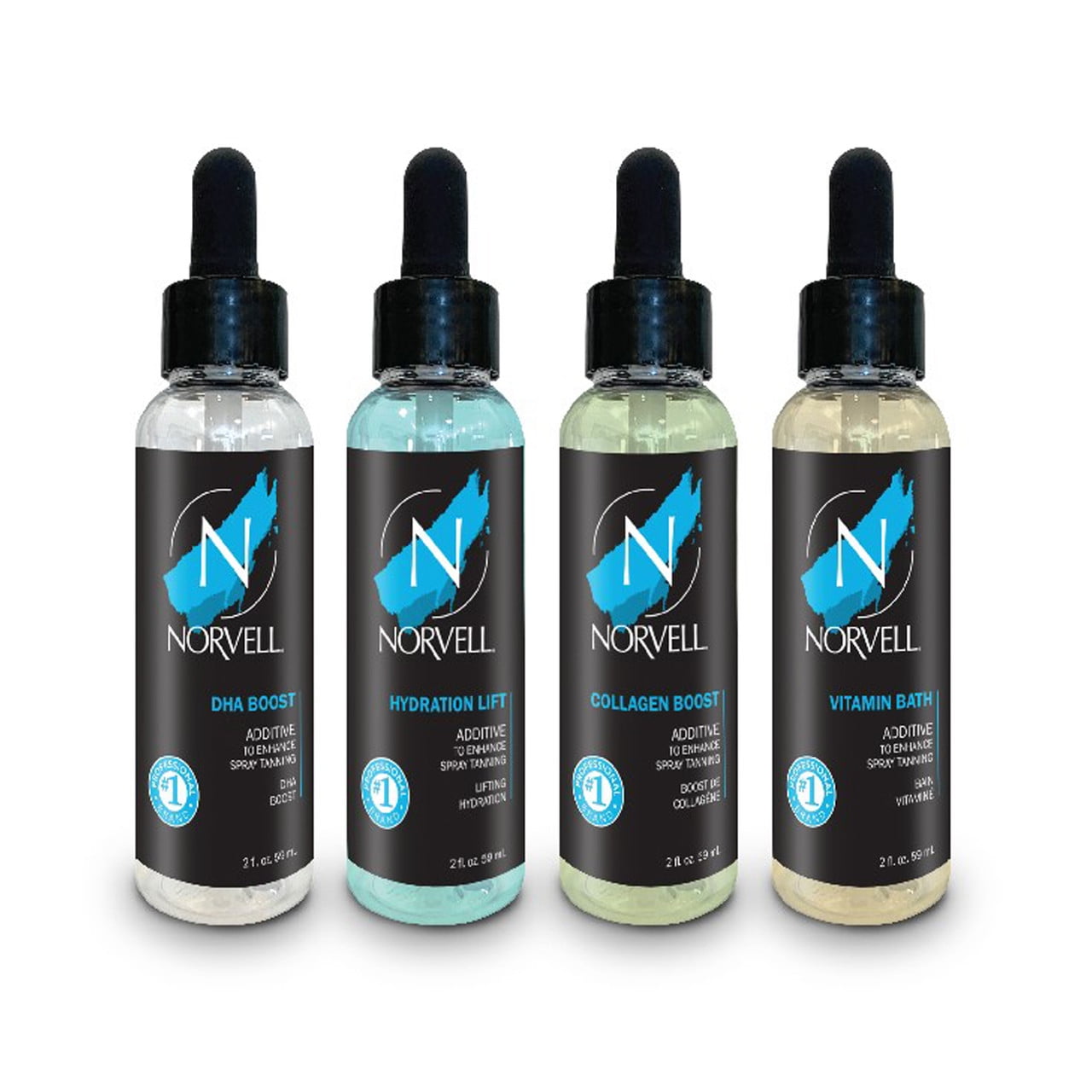Norvell Pro Lab Kit - Professional Spray Tan Additives Kit, DHA Boost 2 ...