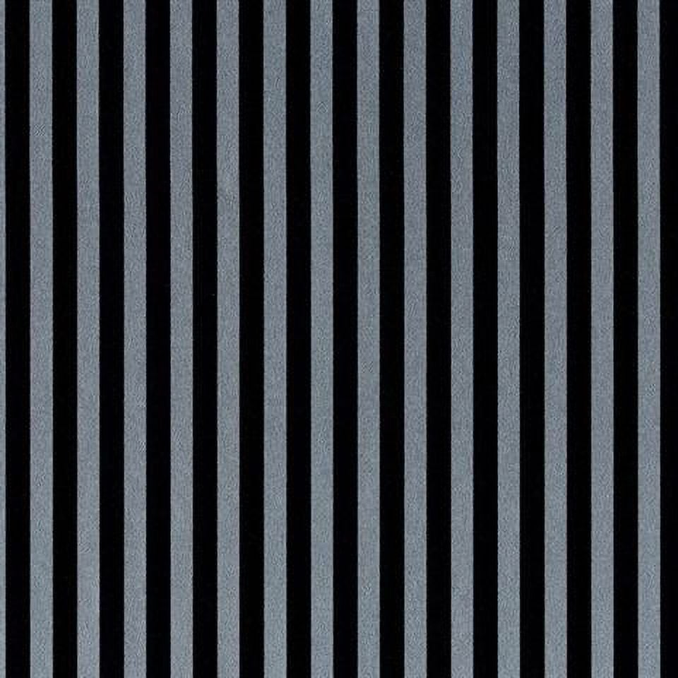 Norwall Simply Stripes 2 SY33957 6mm Stripe Wallpaper Black, Metallic ...