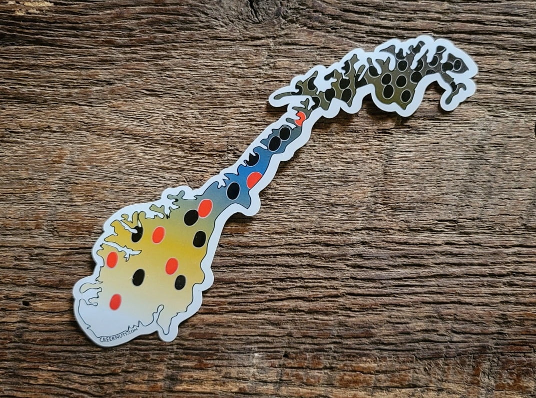 Norway Brown Trout Skin Sticker Decal - Walmart.com