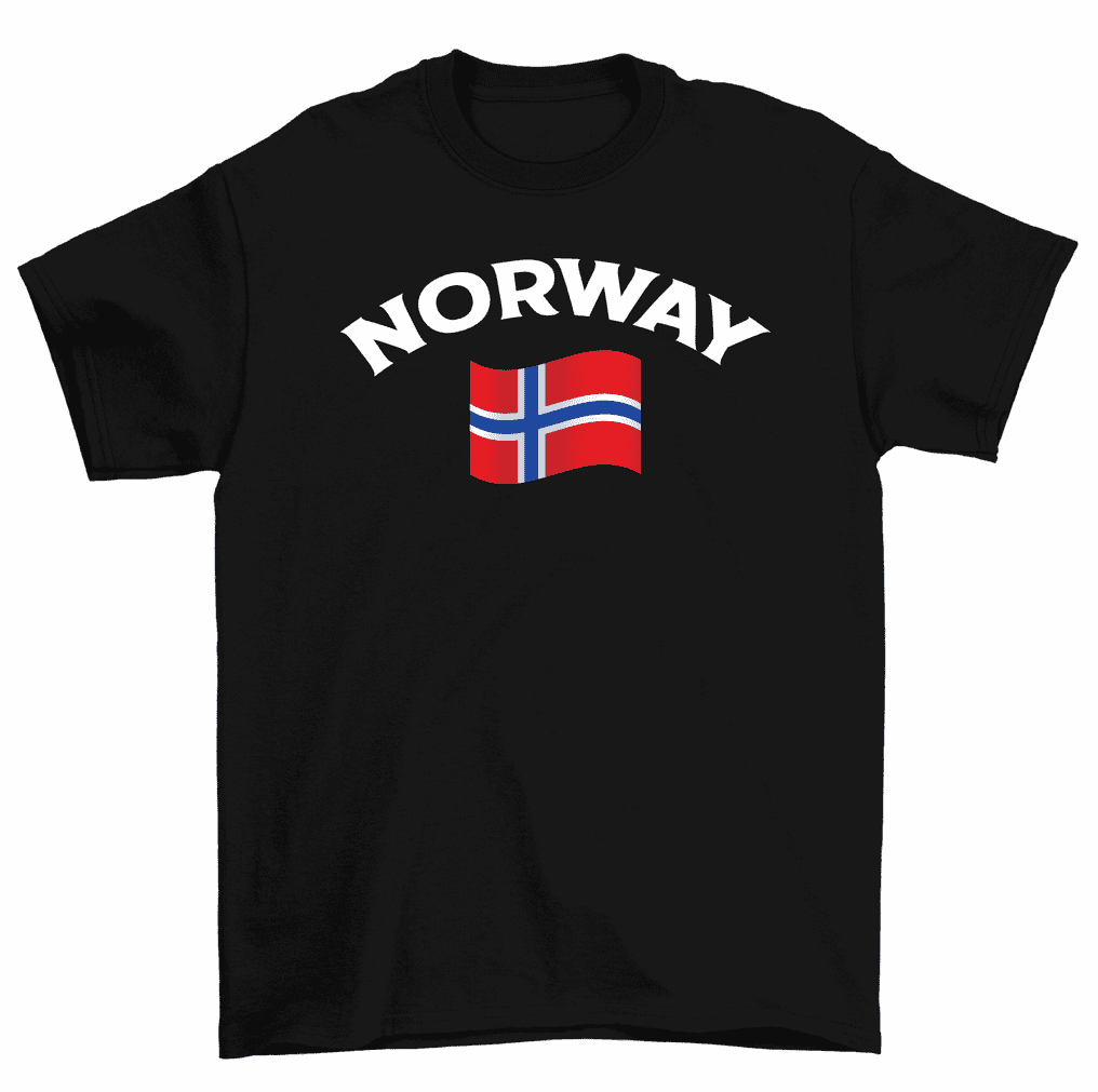 Norway Flag Norwegian Pride Travel Gift Men Women Unisex T-Shirt ...