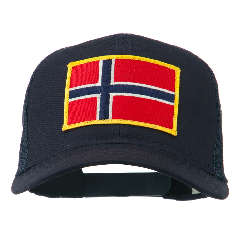 Norway Flag Patched Mesh Cap - Navy OSFM - Walmart.com