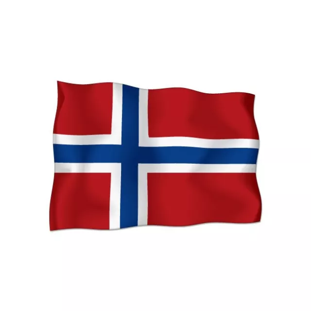 Norway Flag Sticker Decal Phone Decal Water Bottle Stickers Car Decals ...