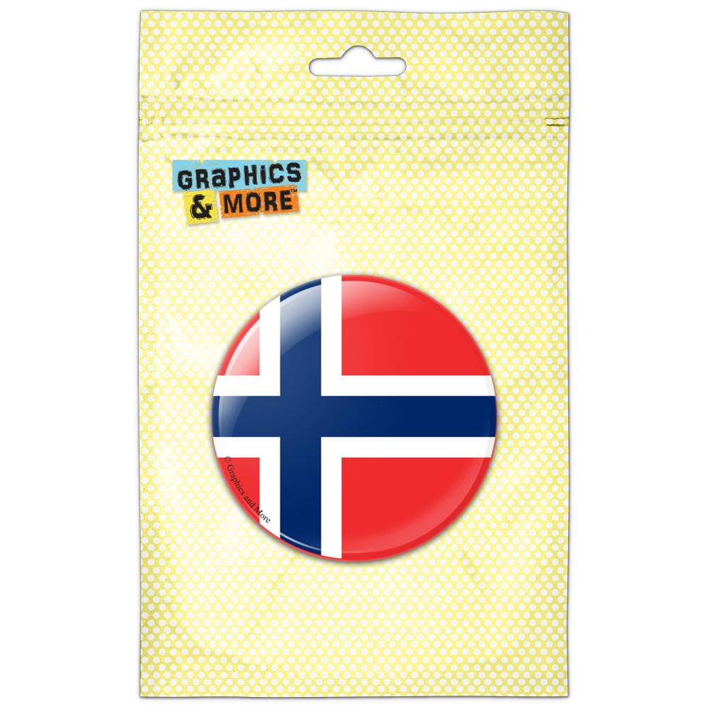 Norway National Country Flag Refrigerator Button Magnet - Walmart.com