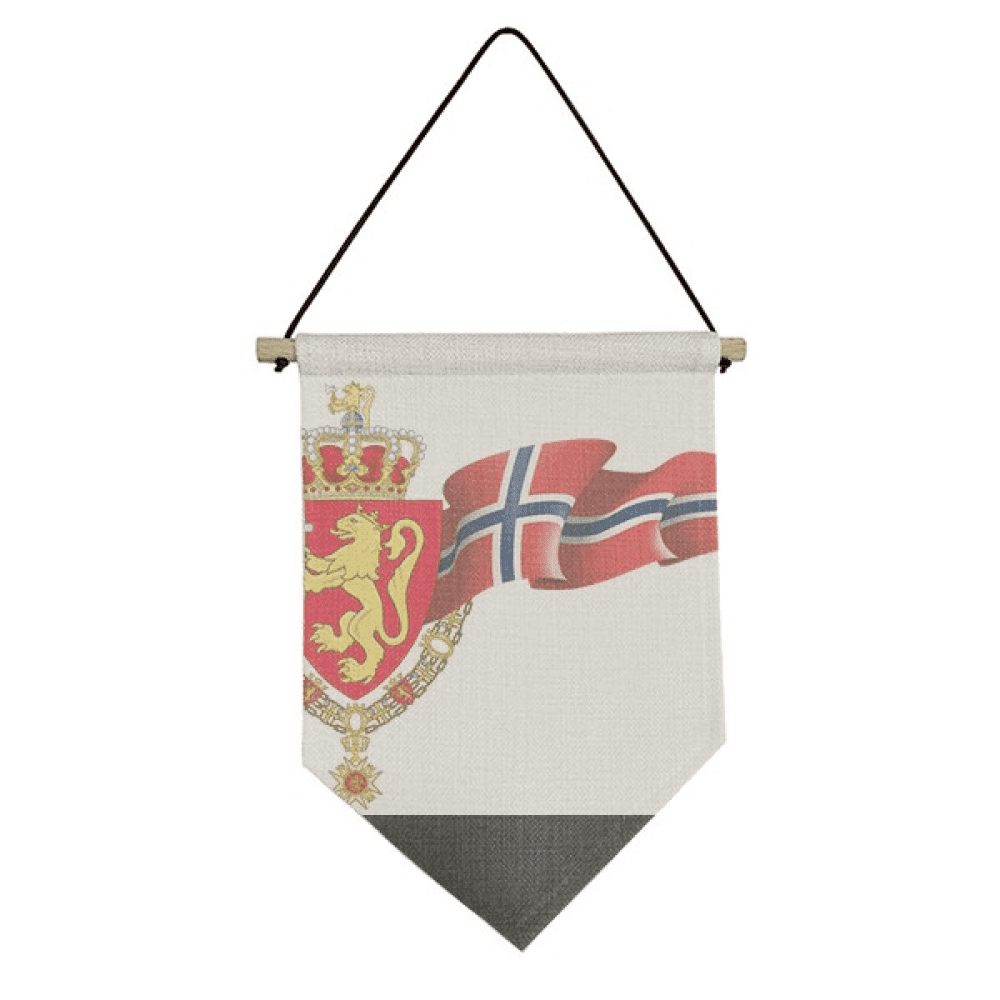 Norway National Emblem Country Canvas Flag Hanging Wall Art Decor ...