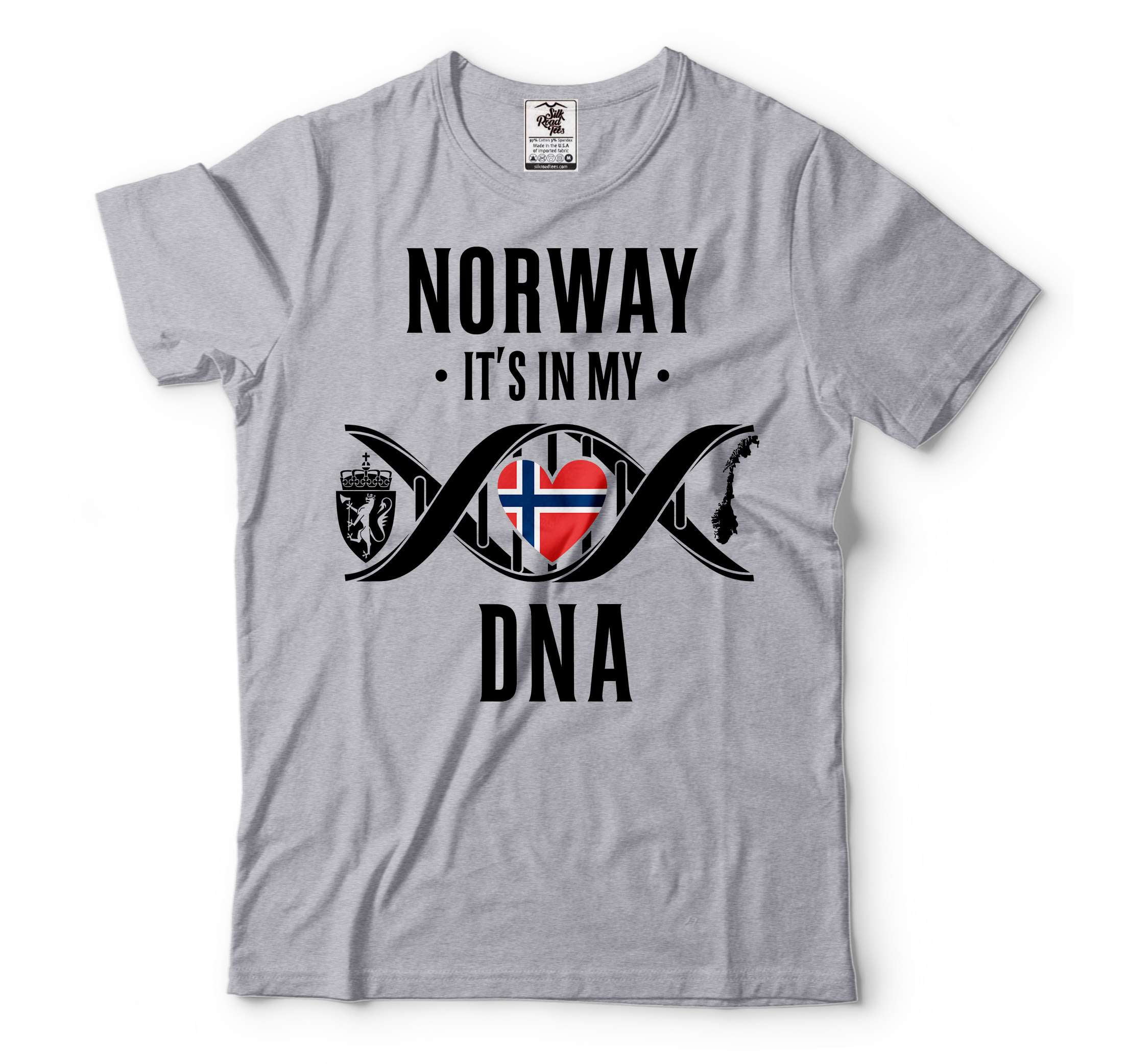 Norway Patriotic Shirt It's in My DNA Shirt Norway Shirt Viking Gifts ...