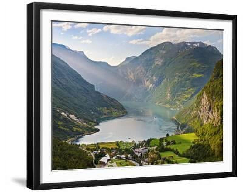 Norway, Western Fjords, Geiranger Fjord, Scenic Framed Art Print Wall ...