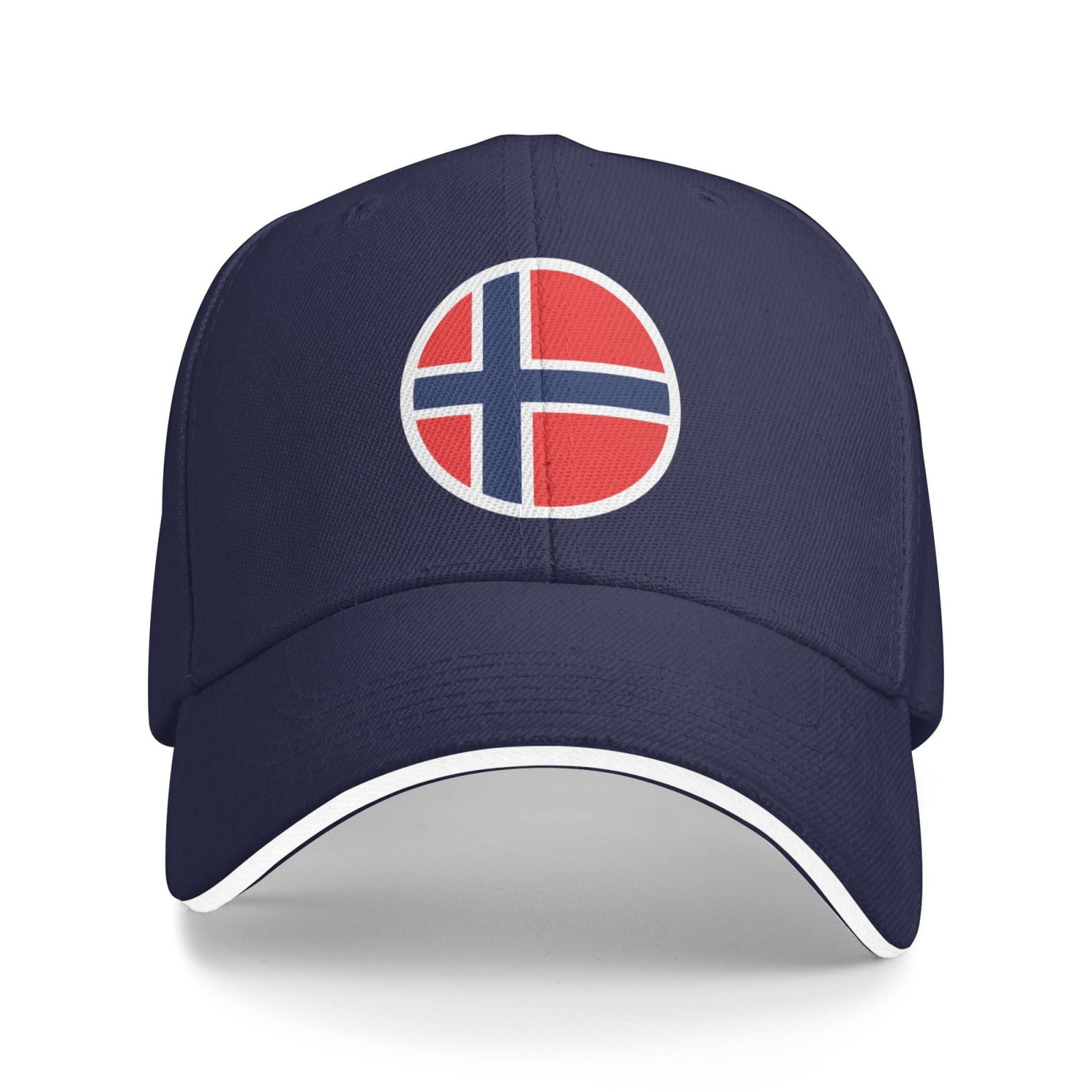 Norwegian Flag Logo Unisex Adult Baseball Caps Adjustable Casquette Dad ...