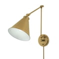 Norwell Lighting - Aidan - 1 Light Swing Arm Wall Sconce In ...