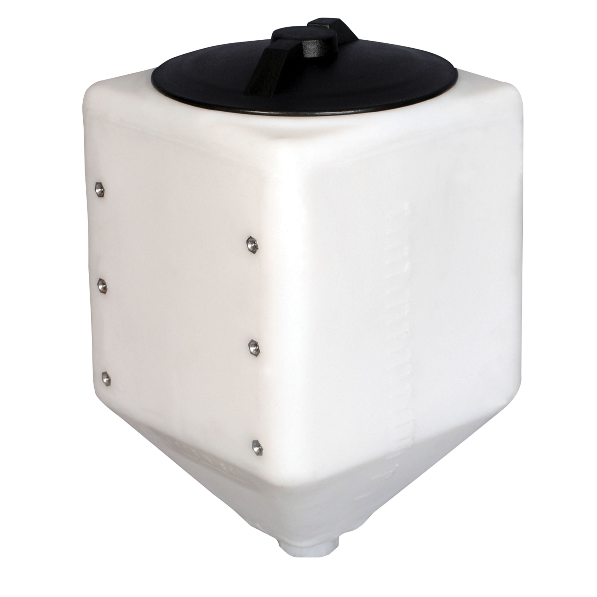 Norwesco 10 Gallon Conical Total Drain Tank for Fertilizer Solutions ...