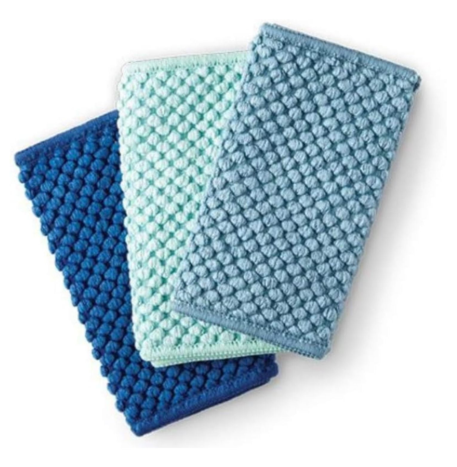 Norwex Counter Cloths (Set of 3) - Sea Mist, Navy, & Teal - Walmart.com