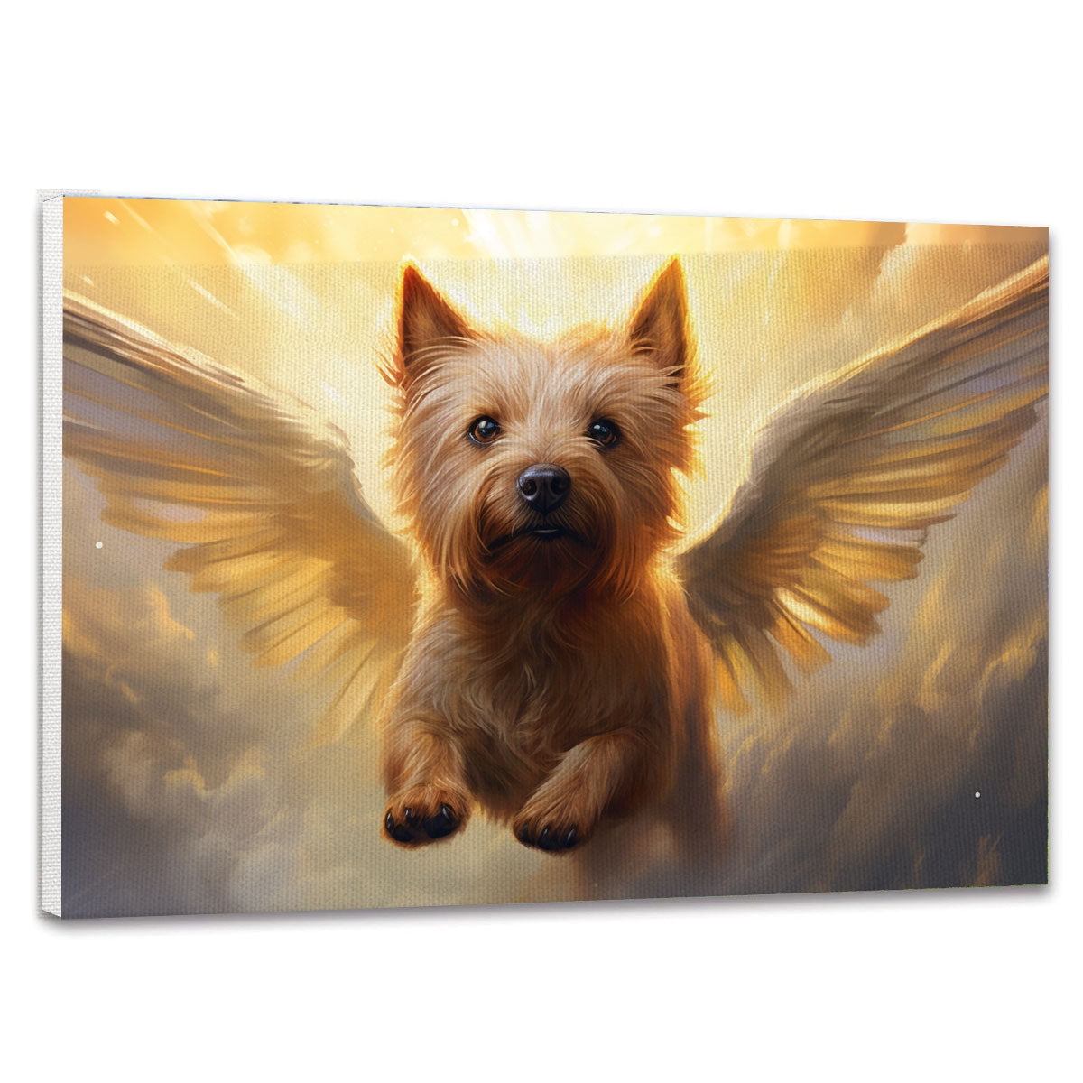 Norwich Terrier Dog Memorial Gifts - Waiting At The Door Canvas - Dog ...