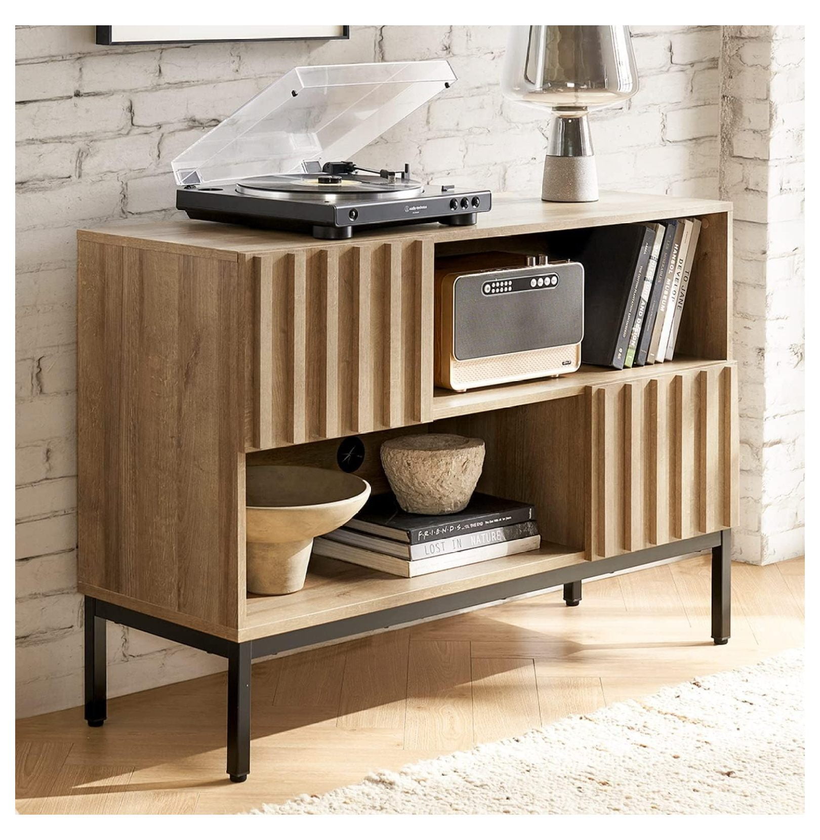 Norwin Entryway Table, Modern Rustic Industrial Farmhouse Console Sofa ...